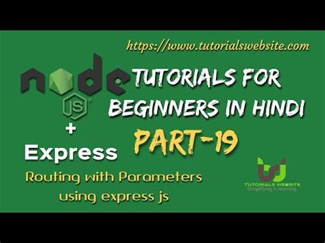 Learn Node Js Tutorials For Beginners In Hindi Create Route With