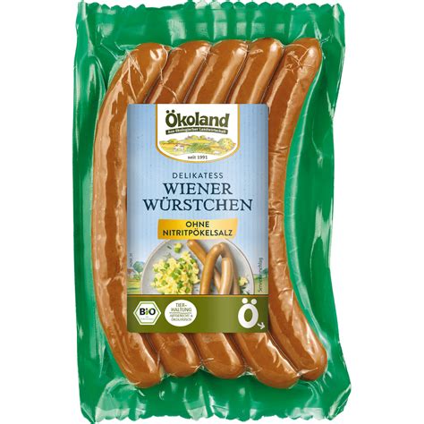 Delikatess Wiener Würstchen Bio Qualität von Ökoland