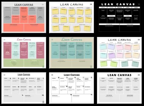 Ejemplos De Lean Canvas Editables Online