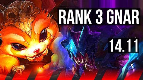 GNAR Vs REK SAI TOP Rank 3 Gnar 9 3 8 Rank 22 NA Challenger