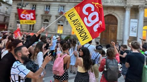 Législatives une manifestation anti RN rassemble 200 personnes à Avignon