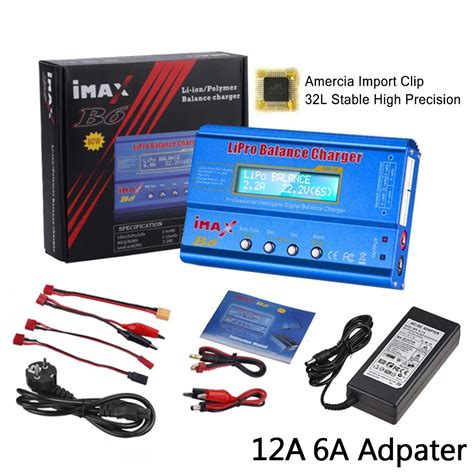 Htrc Imax B6 80w Lipo Charger For Lipo Nimh Li Ion Ni Cd Battery