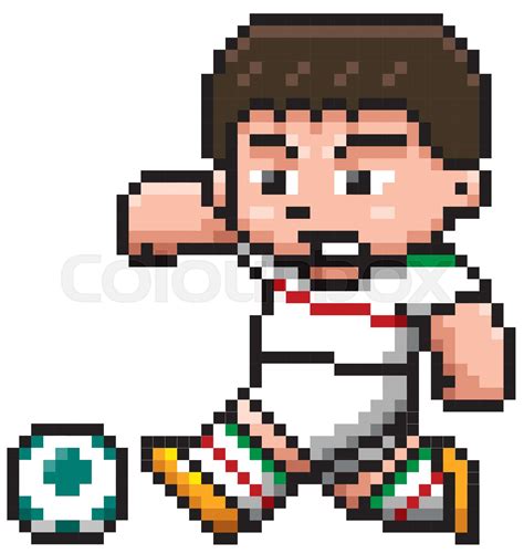 Soccer Player Stock Vector Colourbox