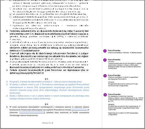 Umowa O Zakazie Konkurencji I O Zachowaniu Poufno Ci Dla Pracownika W