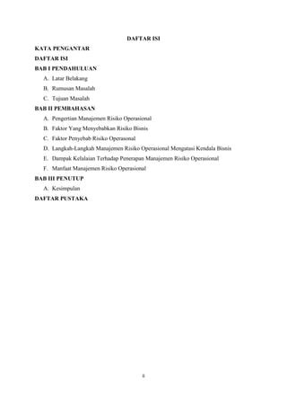 Manajemen Risiko Operasional Docx