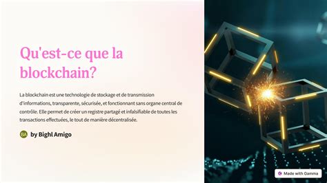 SOLUTION Quest Ce Que La Blockchain Studypool