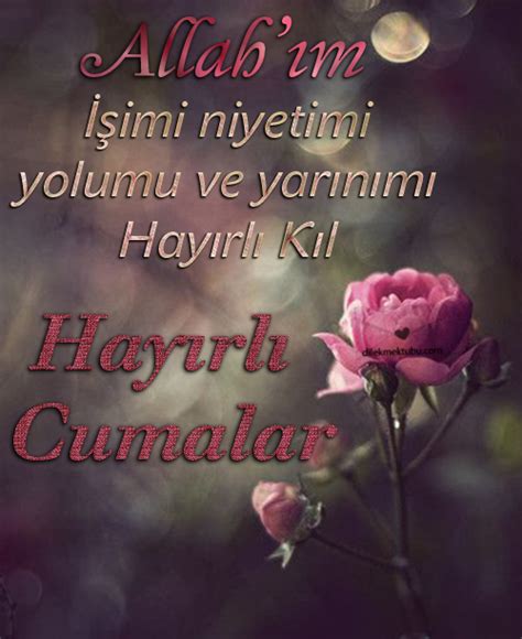 Resimli Cuma Mesajı Dilek Mektubu