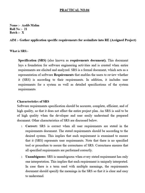 practical no 04 sen pdf computer science systems theory