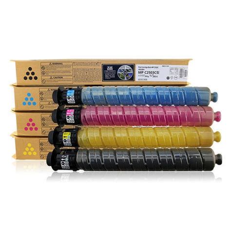 Ricoh Aficio Mpc Toner Cartridge Complete Set