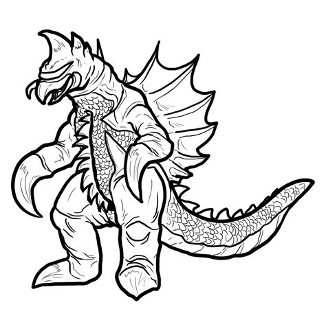 Gigan Coloring Pages Coloring Home