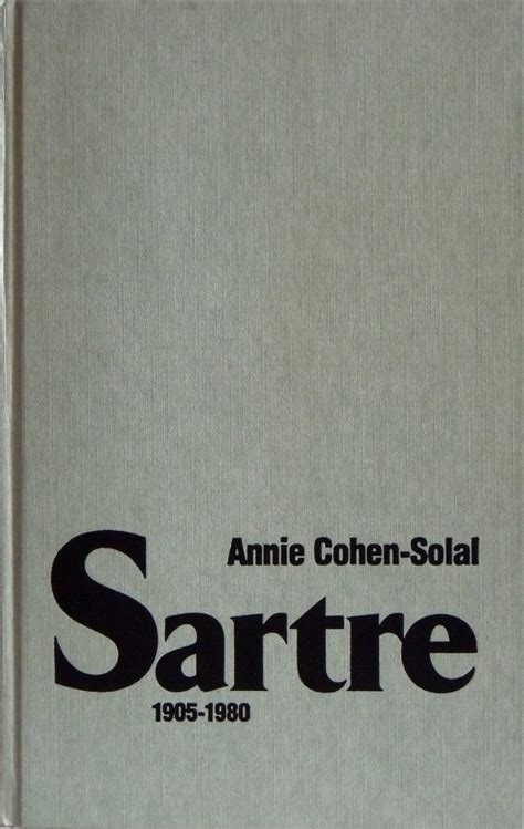 Amazon Fr Sartre 1905 1980 SARTRE Jean Paul COHEN SOHAL Annie