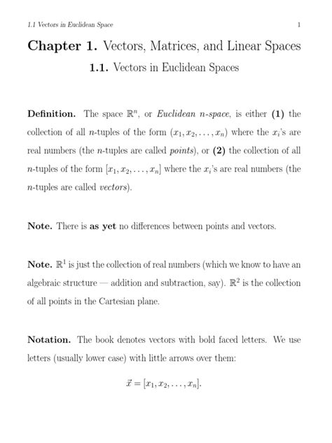 c1s1 vectors in euclidean spaces pdf pdf vector space scalar mathematics