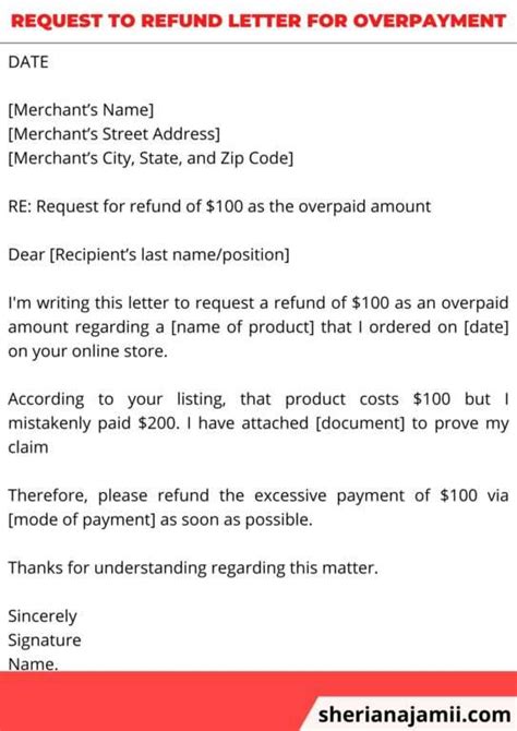 Request To Refund Letter Guide Free Sample Sheria Na Jamii