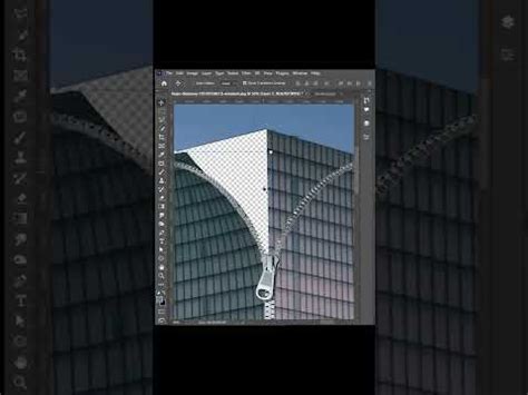 Easy And Simple Zip Manipulation Photoshop Tutorial Shorts YouTube