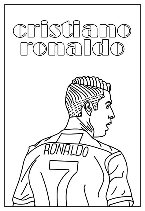 Desenhos De Cristiano Ronaldo Para Colorir Bora Colorir
