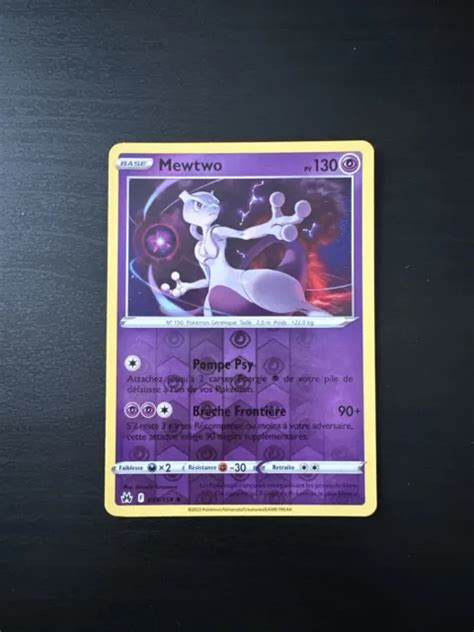CARTE POKEMON MEWTWO 059 159 Reverse Epée et Bouclier 12 5 EB12 5 FR
