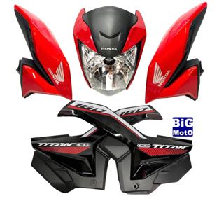 Kit Carenagem CG Titan 160 2022 Frente Farol CG Titan 160 2022