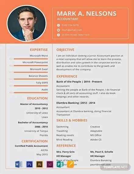 Contoh Cv Bahasa Inggris Beserta Desainya Desain Cv Kreatif Contoh Cv