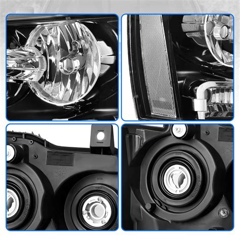 DWVO Headlights Assembly Compatible With 2007 2014 Chevy Tahoe
