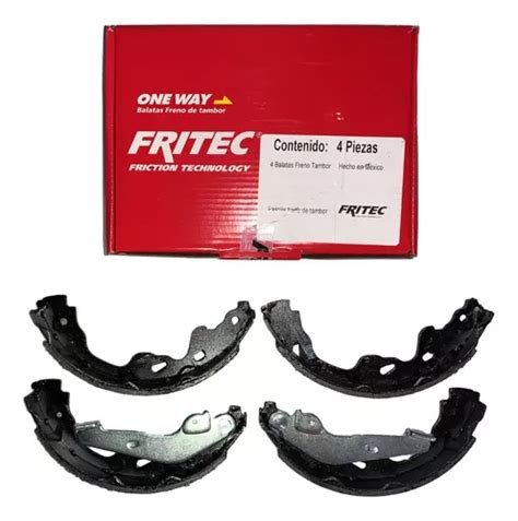 Balatas Tambor Traseras Vw Gol Fritec Env O Gratis