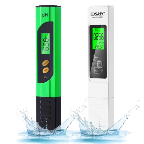 Testeur pH Mètre électronique 4 en 1 Testeur de qualité de l eau a