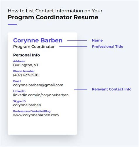 Program Coordinator Resume Examples And Templates