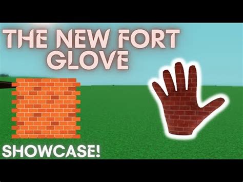 NEW GLOVE Showcasing The Fort Glove Slap Battles Roblox YouTube