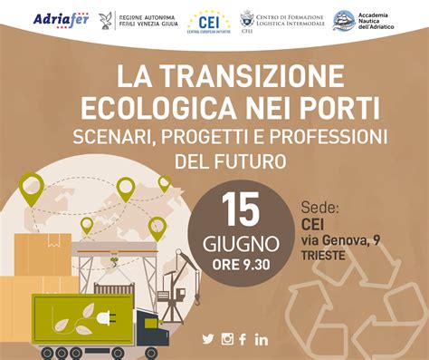 Evento Di Presentazione La Transizione Ecologica Nei Porti Scenari