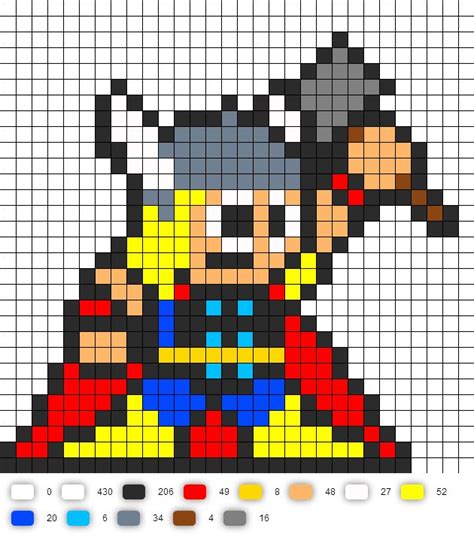 Minecraft Blueprints Pixel Art Avengers
