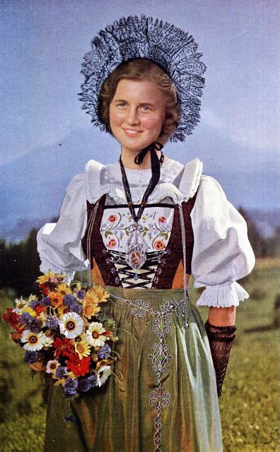 Folkcostume Embroidery Search Results For Swiss Traditional Outfits