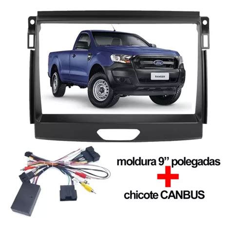 Moldura 9 Polegadas Chicote Canbus Ranger 2018 2019 Xl Xs