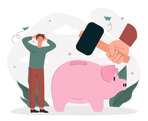 Premium Vector Financial Crisis Concept