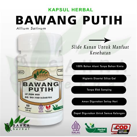 Jual Kapsul BAWANG PUTIH 60 Kapsul Herbal Alami Herbalife Original
