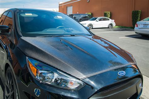 Seibon TS Style Carbon Fiber Hood For 2015 2016 Ford Focus ST RS