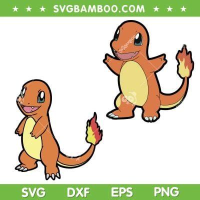 Pokemon Charmander Svg Fire Pokemon Svg