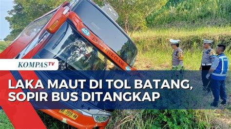 Sopir Bus Rosalia Indah Ditangkap Imbas Kecelakaan Maut Di Tol Batang