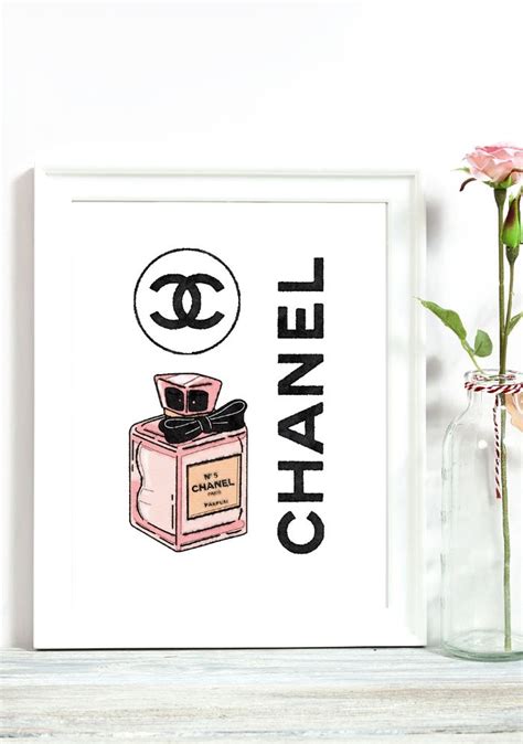 Original Free Printable Chanel Wall Art