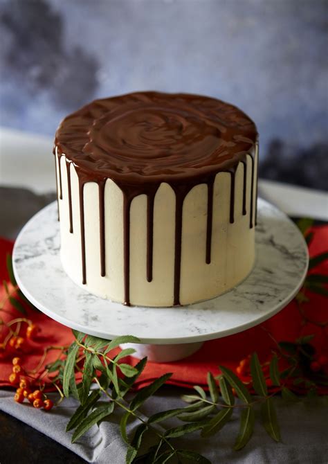 Chocolate Vanilla Drip Cake Dessert Recipes Woman Home