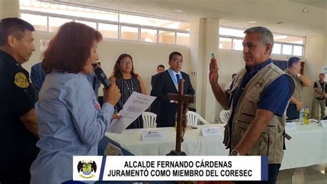 Alcalde Fernando Cárdenas juramentó como miembro del Comité Regional de