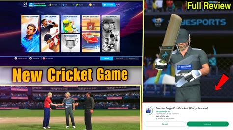 New Cricket Game 2023 Sachin Saga Pro Cricket Game Full Review