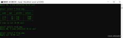 4、mysql——向数据表中插入数据，修改数据表中的数据，数据表删除操作 往数据库表里插一条记录 csdn博客