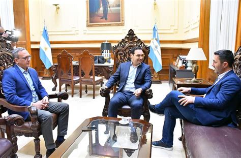 EL GOBERNADOR VALDÉS RECIBIÓ AL PRECANDIDATO A VICEPRESIDENTE LUIS