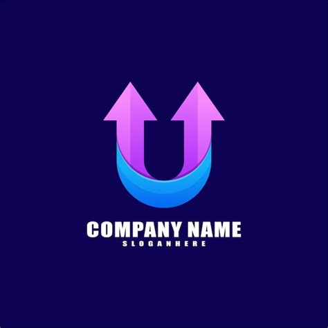 Diseño de logotipo letra u Vector Gratis