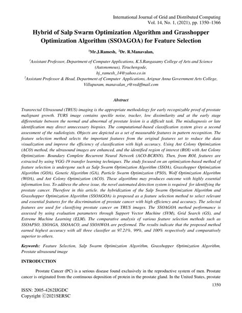 pdf hybrid of salp swarm optimization algorithm and grasshopper optimization algorithm
