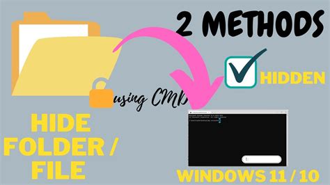 How To Hide Unhide A File Or Folder In Windows Pc Youtube