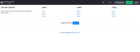 Best Bootstrap Footer Inventive Bootstrap Footer Examples