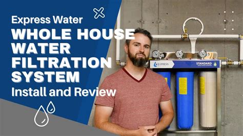 Express Water Whole House Water Filter Review And Install YouTube