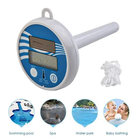 THERMOMÈTRE FLOTTANT EXTÉRIEUR pour étang Koi et SPA avec matériau de