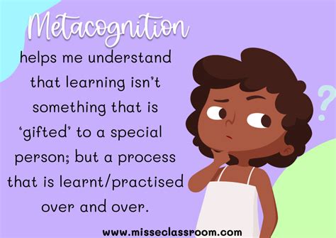What About Metacognition In The ESL EFL Classroom Miss E Classroom