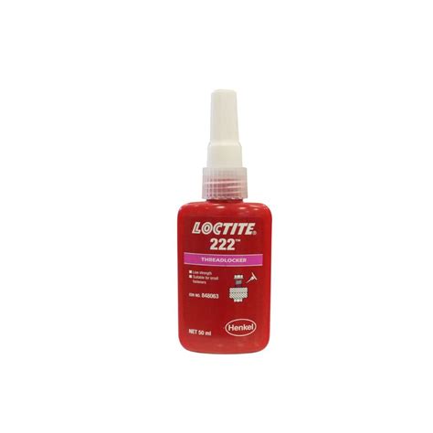 LOCTITE 222 Threadlocker Low Strength Small Screw 250 Ml 848062